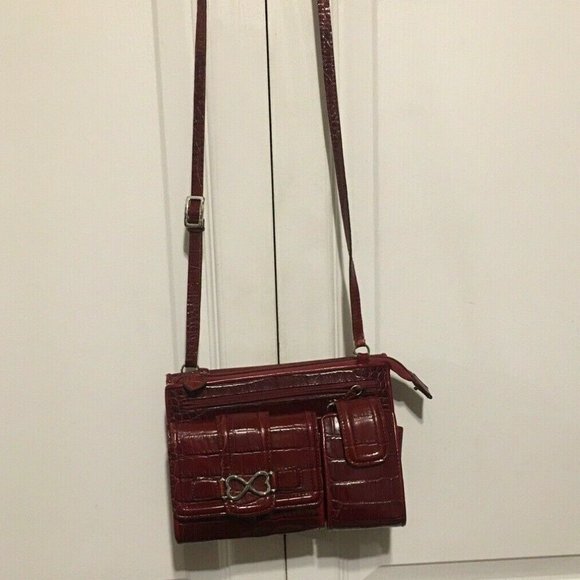Brighton | Bags | Brighton Red Small Crossbody | Poshmark